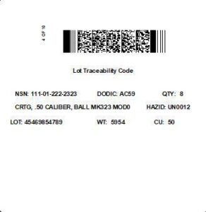 Ammo Labels | MIL-STD-129 & RFID Labels | Compliance Label Service