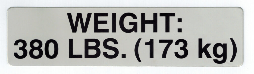 Custom Plates, Labels & Instrument Panels | Compliance Label Service