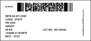 MIL-STD-129 Label Types | Compliance Label Service