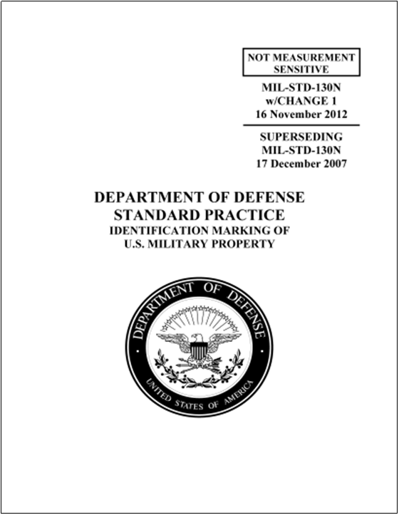 MIL-STD-130 Documents & Resources | Compliance Label Service